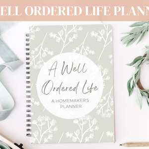 Christian Planner, Homemaker Planner, Home Management, All in One ...