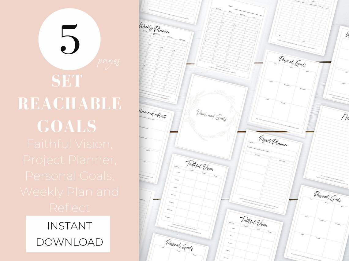 Christian Planner Homemaker Planner Home Management All in - Etsy