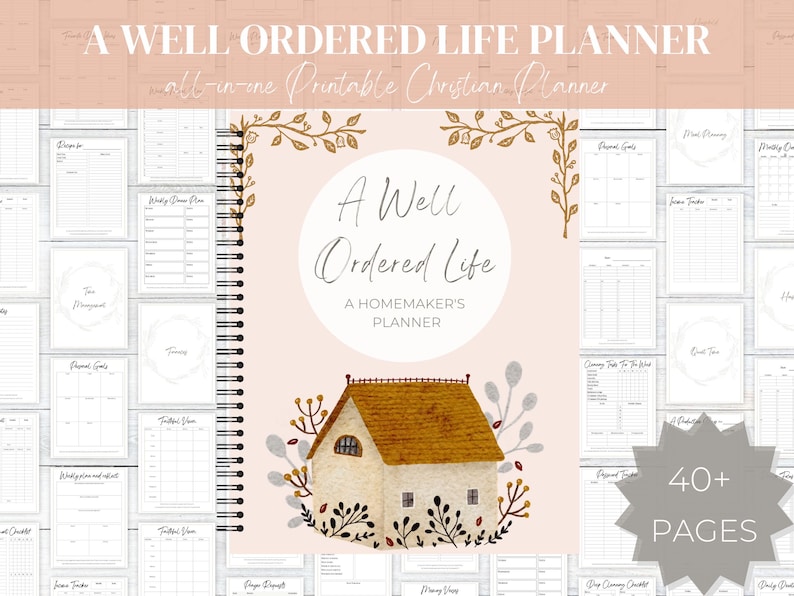 Christian Planner, Cottagecore, Homemaker Planner, Home Management, All ...