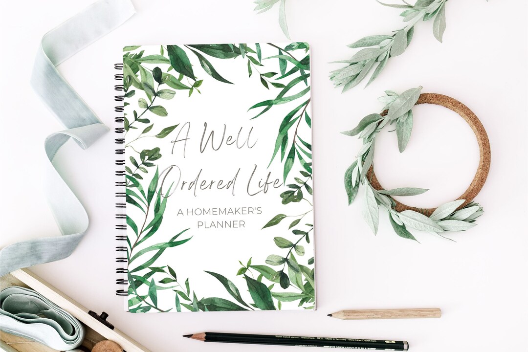 Christian Planner, Eucalyptus Planner, Homemaker Planner, Home ...