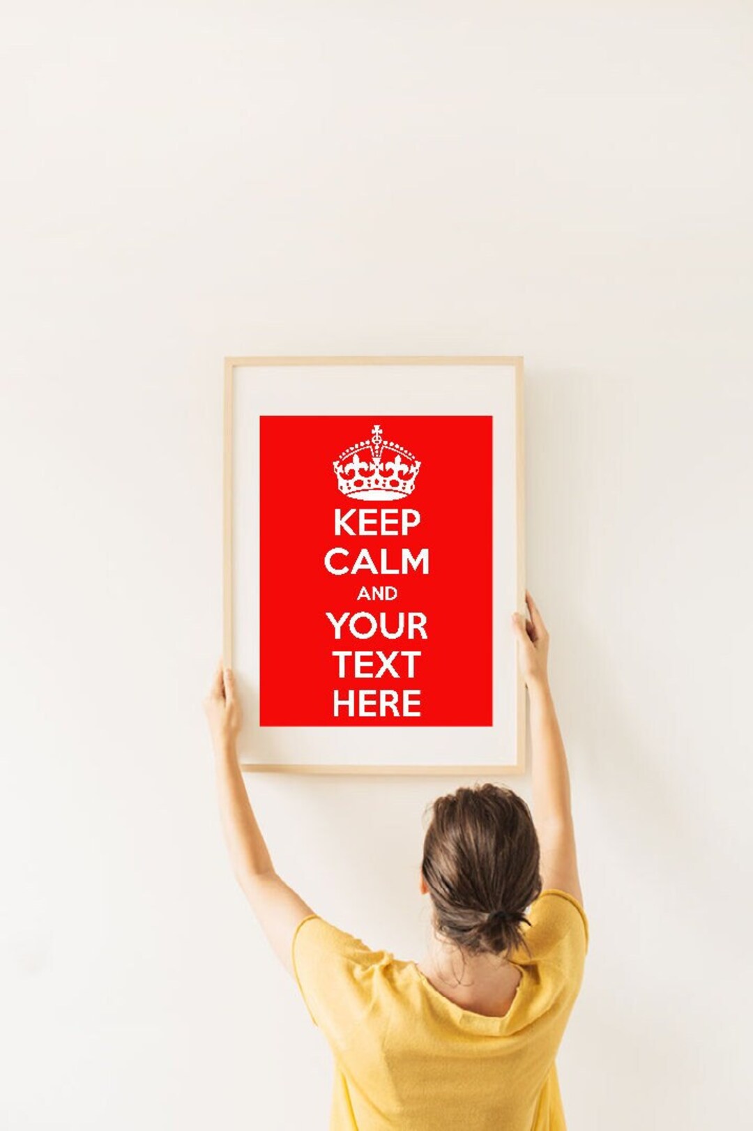 Customised Keep Calm Digital Poster All Sizes Save Money and Print ...