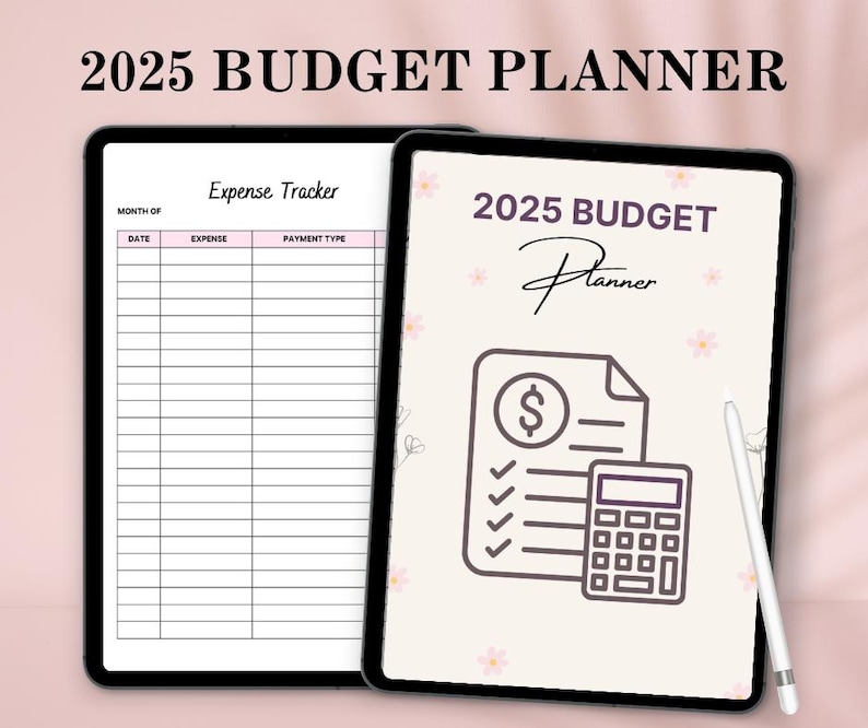 2025 Budget Planner Editable Financial Organizer to Track Income ...