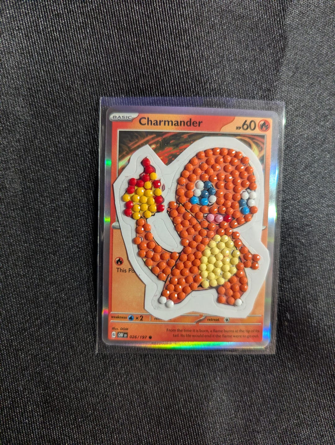 Charmander Diamond Painting Sticker - Etsy