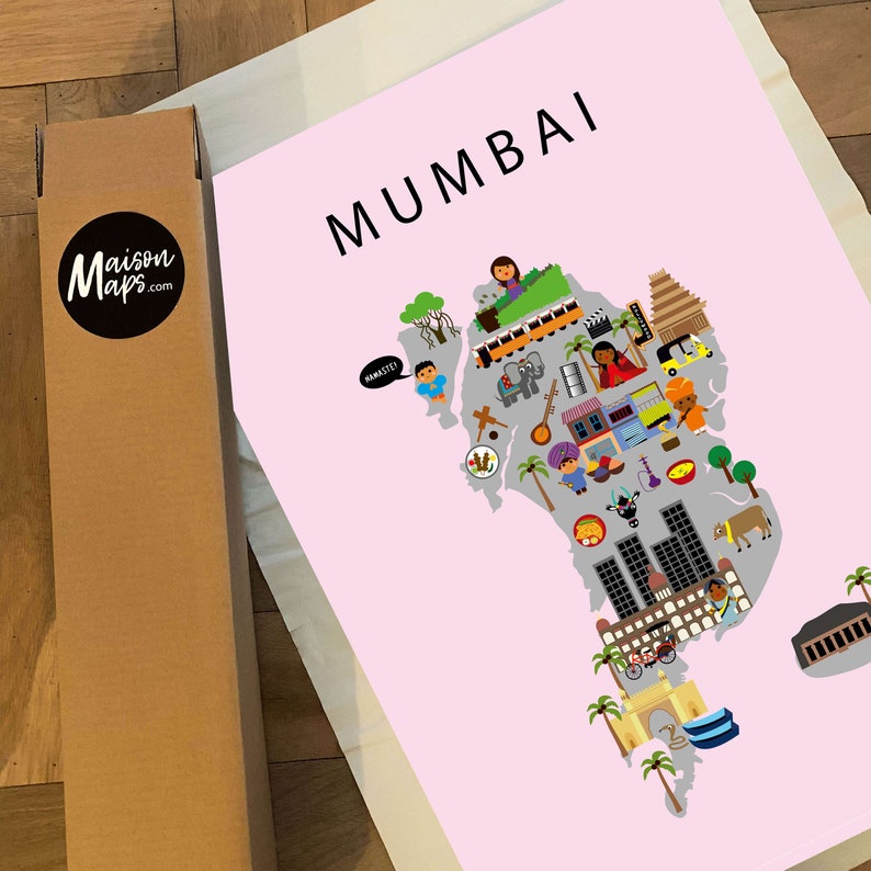 Poster of Mumbai Paper Educational 50 X 70 Cm Kids World Map Nursery ...