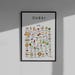 Dubai Food Poster – Emirati Street Food Wall Art Print, Middle Eastern ...