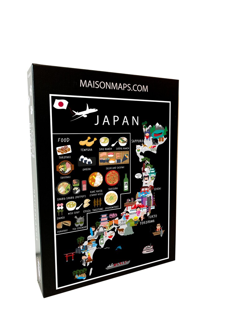 Puzzle of Japan 1000 Pieces Family Jigsaw Adults Kids Food Fun Travel ...