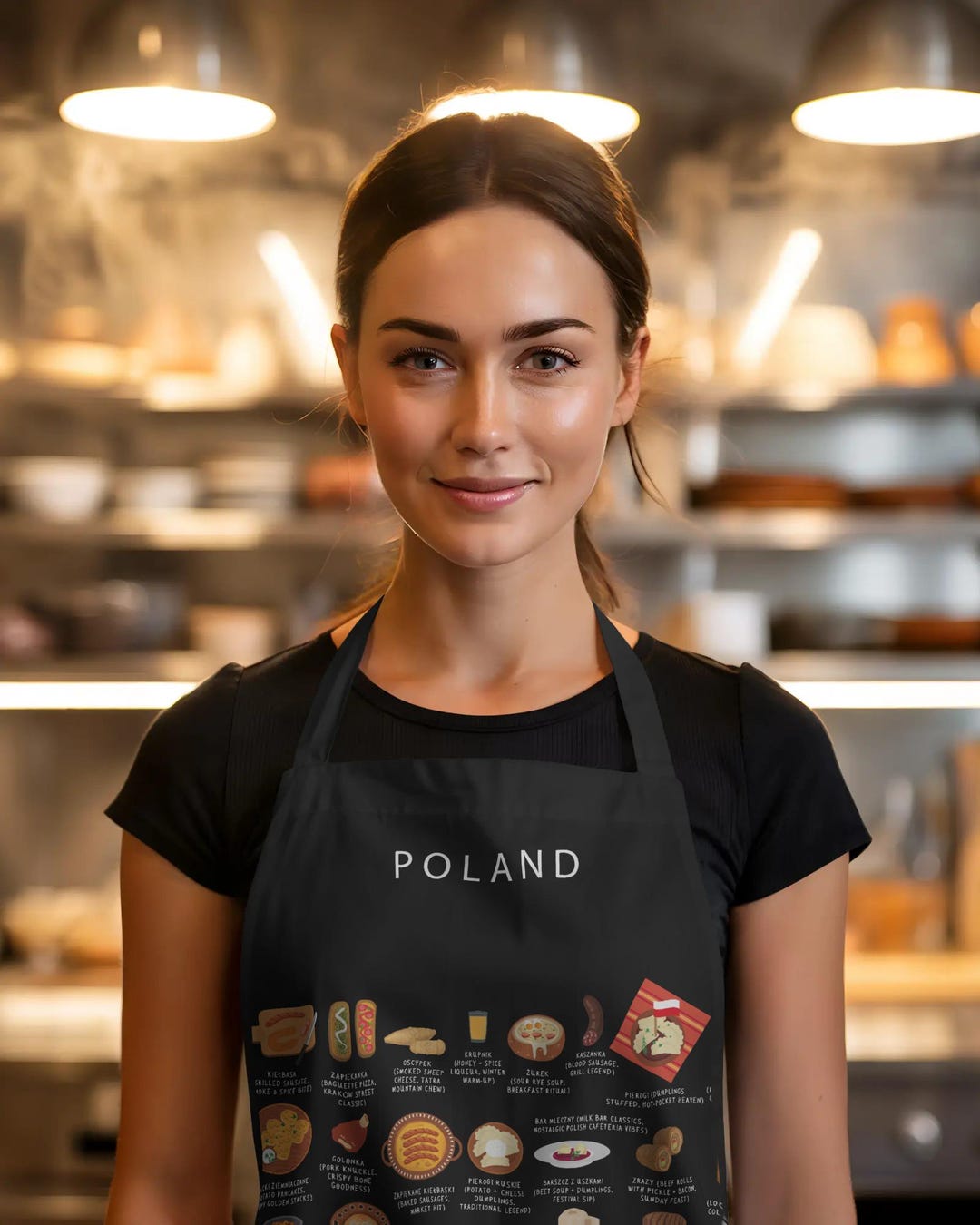 Poland Food Apron | Pierogi, Bigos | Polish Kitchen Gift - Etsy