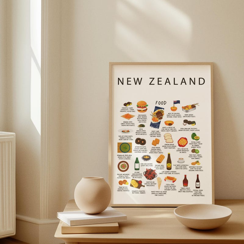 New Zealand Food Art - Etsy