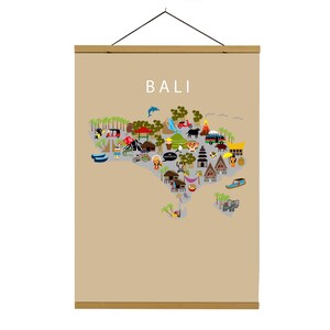 Poster of Bali | Paper | Educational | 50 X 70 Cm | Kids | World Map ...