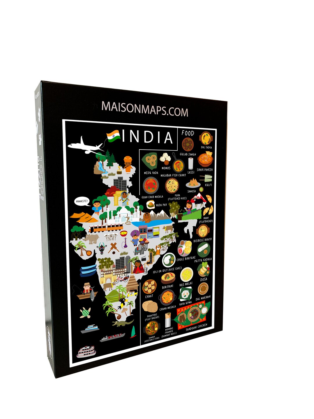 Puzzle of India 1000 Pieces Family Jigsaw Adults Kids Food Fun Travel ...