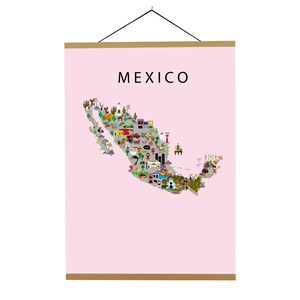 Poster of Mexico | Paper | Educational | 50 X 70 Cm | Kids | World Map ...