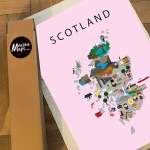 Poster of Scotland | Paper | Educational | 50 X 70 Cm | Kids | World ...