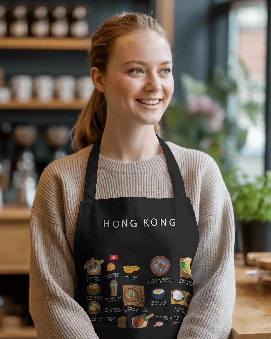 Hong Kong Culinary Apron: Chinese Food Lover Gift - Etsy