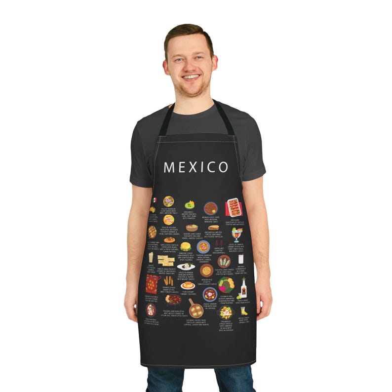Mexico Food | Apron | Kitchen | Cuisine | Chef - Etsy