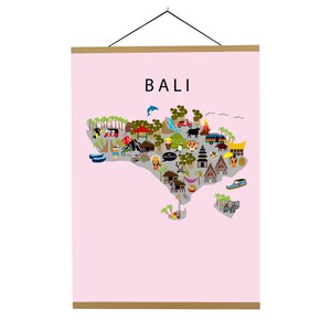 Poster of Bali | Paper | Educational | 50 X 70 Cm | Kids | World Map ...