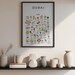 Dubai Food Poster – Emirati Street Food Wall Art Print, Middle Eastern ...