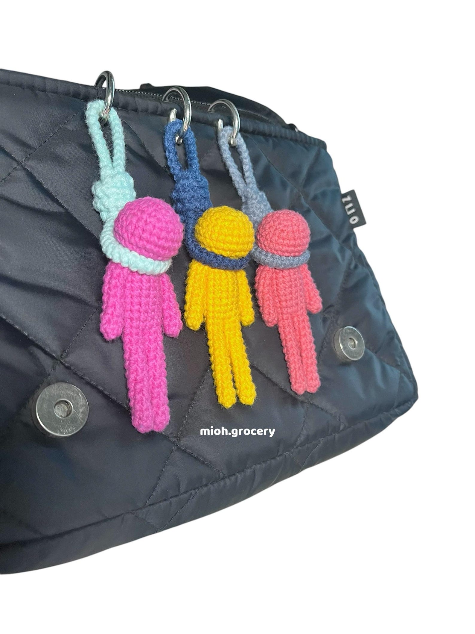Handmade Crochet Hangman Keychain Unique Gift for Dark Humor Lovers ...