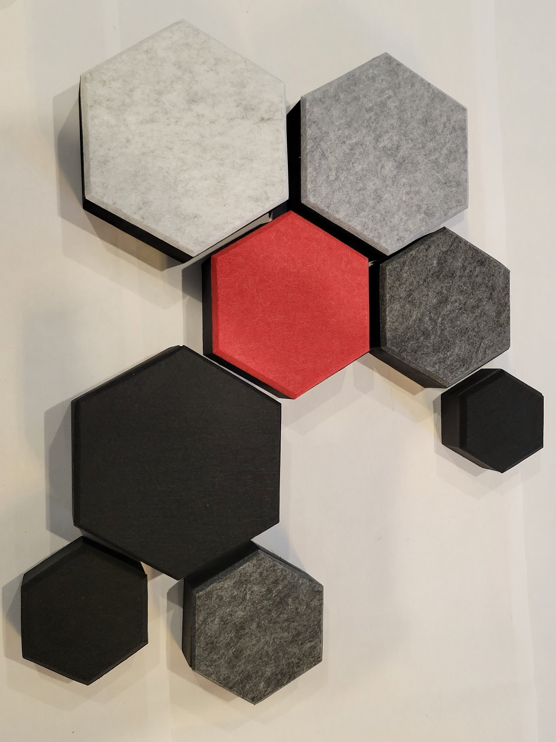 Acoustic Sound Diffuser Hexagon Wall Tile 4.75" - Etsy