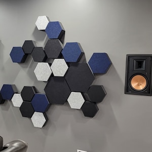 Acoustic Sound Diffuser Hexagon Wall Tile 6.5" - Etsy