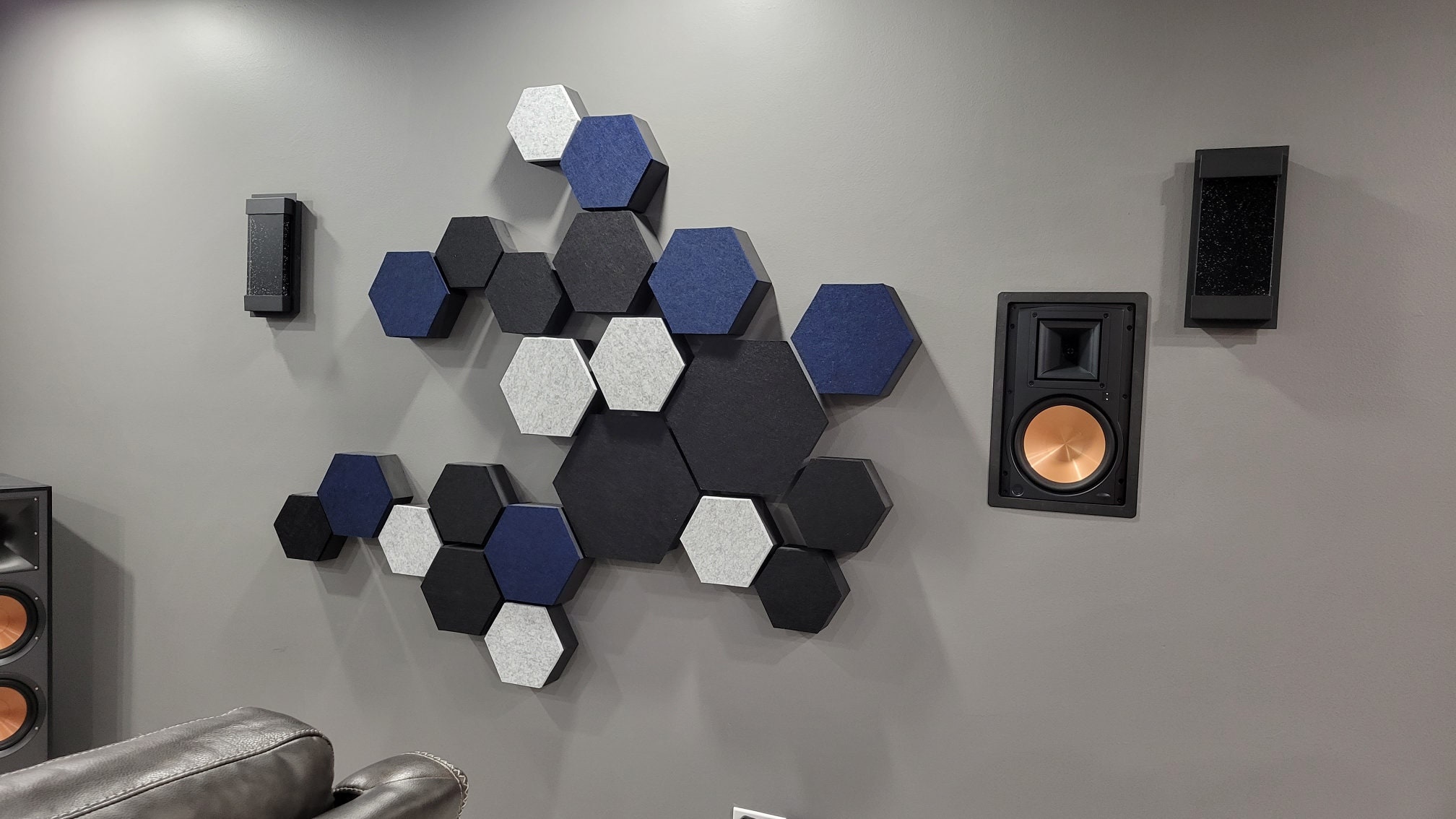 Acoustic Sound Diffuser Hexagon Wall Tile 6.5" - Etsy