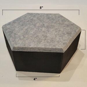 Acoustic Sound Diffuser Hexagon Wall Tile 8" - Etsy