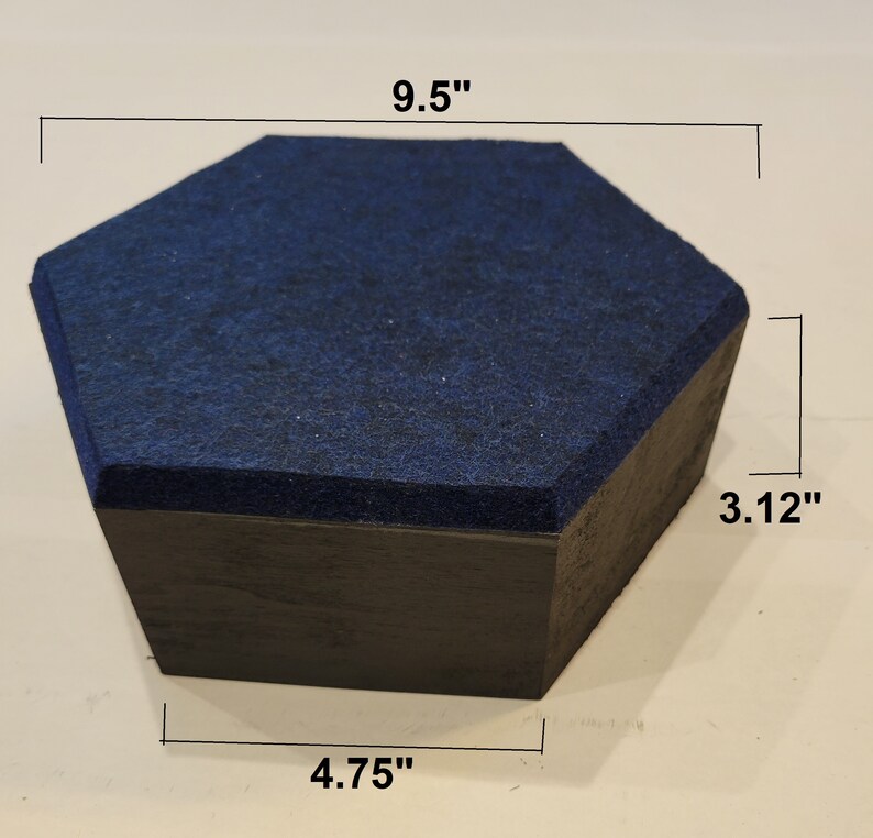 Acoustic Sound Diffuser Hexagon Wall Tile 9.5" - Etsy