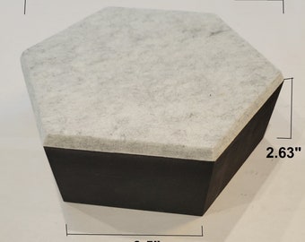 Acoustic Sound Diffuser Hexagon Wall Tile 8 - Etsy