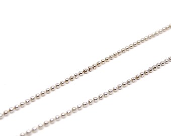 Rhodium Ball Chain - Etsy