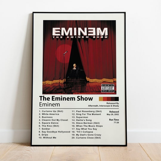 Eminem Posters - The Eminem Show Poster - Album Cover Posters - Music ...