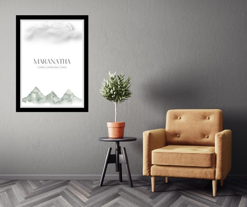 MARANATHA Digital Art Print - Etsy