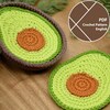 Fruit Slices Coaster Crochet Pattern Bundle, 7-in-1, Apple, Citrus ...