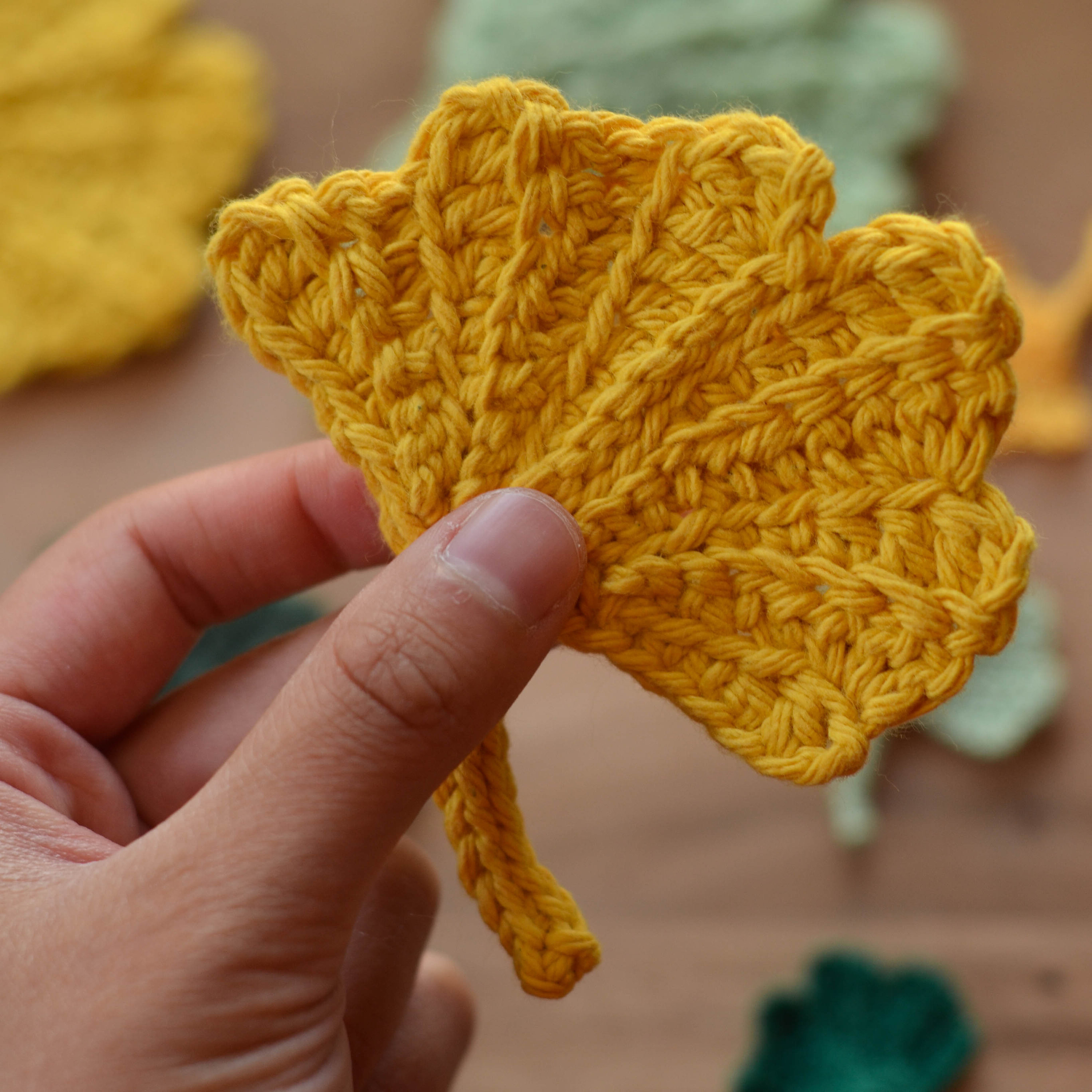 Ginkgo Leaf Crochet Pattern, Autumn Leaf, Fall Applique, PDF for ...