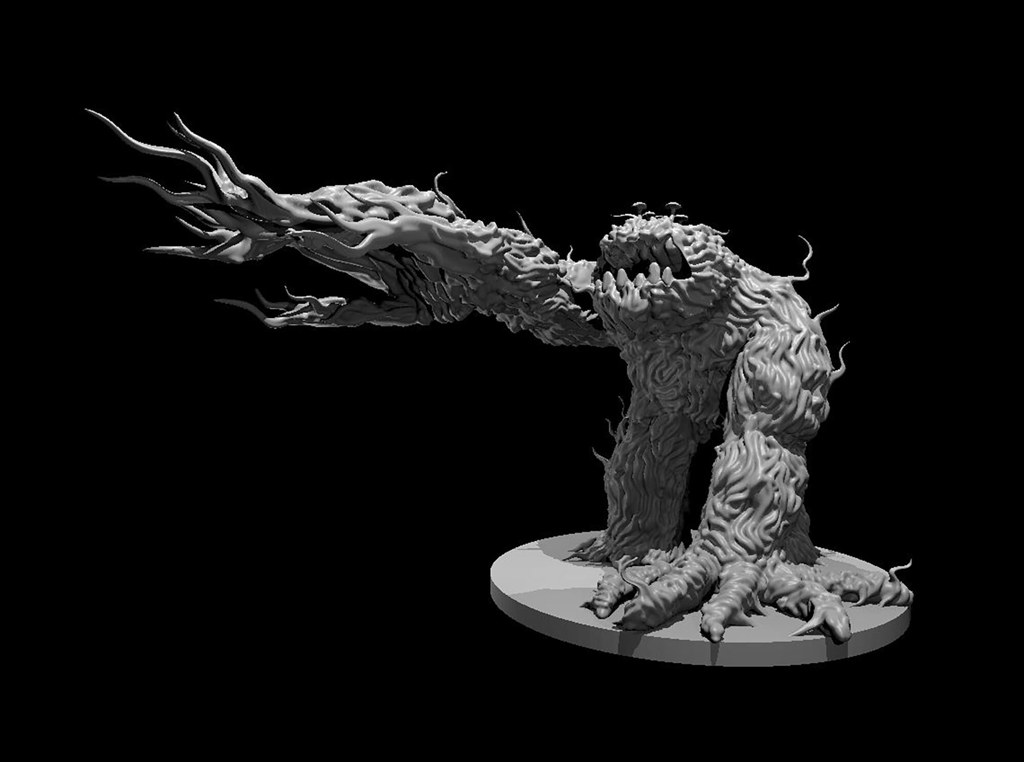 Shambling Mound 3D Printed Tough Resin, Primed to Order - Etsy