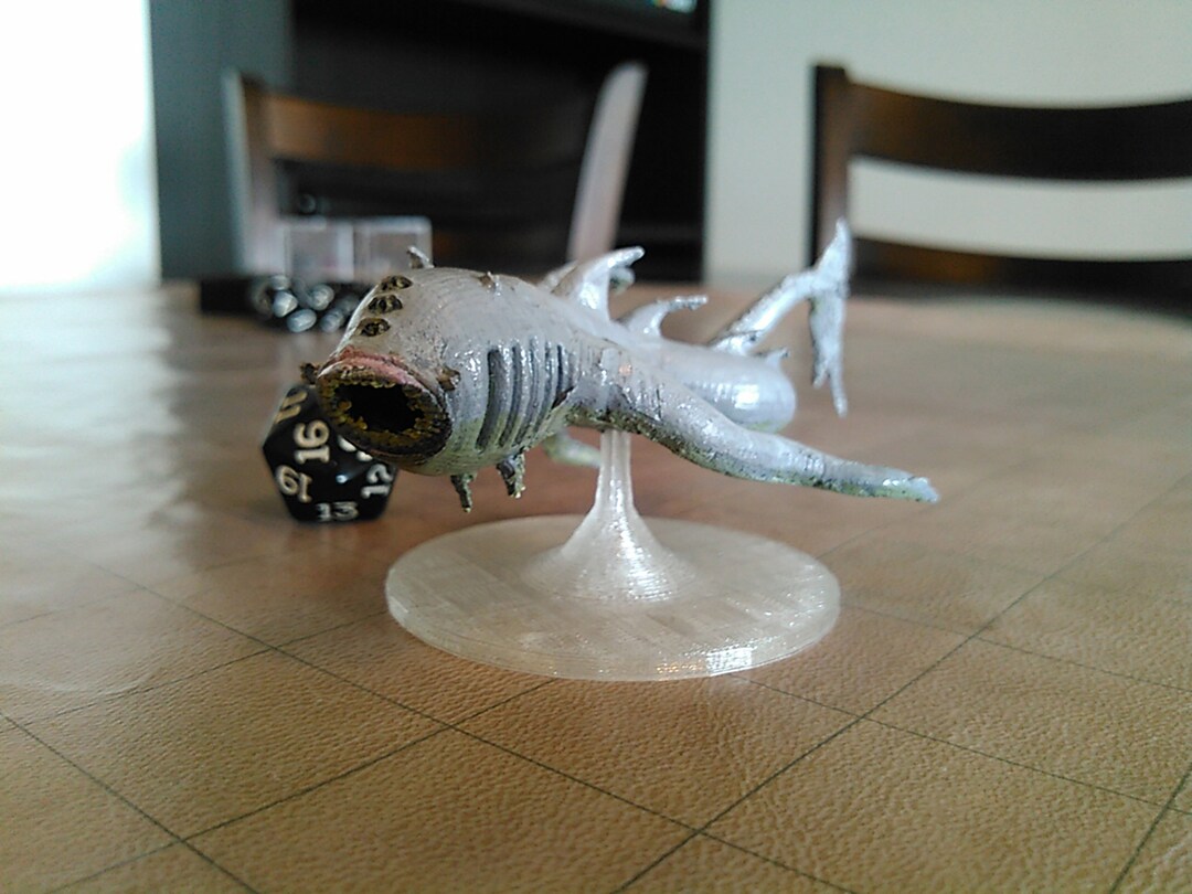 Aboleth Floating Miniature 3D Printed Tough Resin, Primed to Order - Etsy