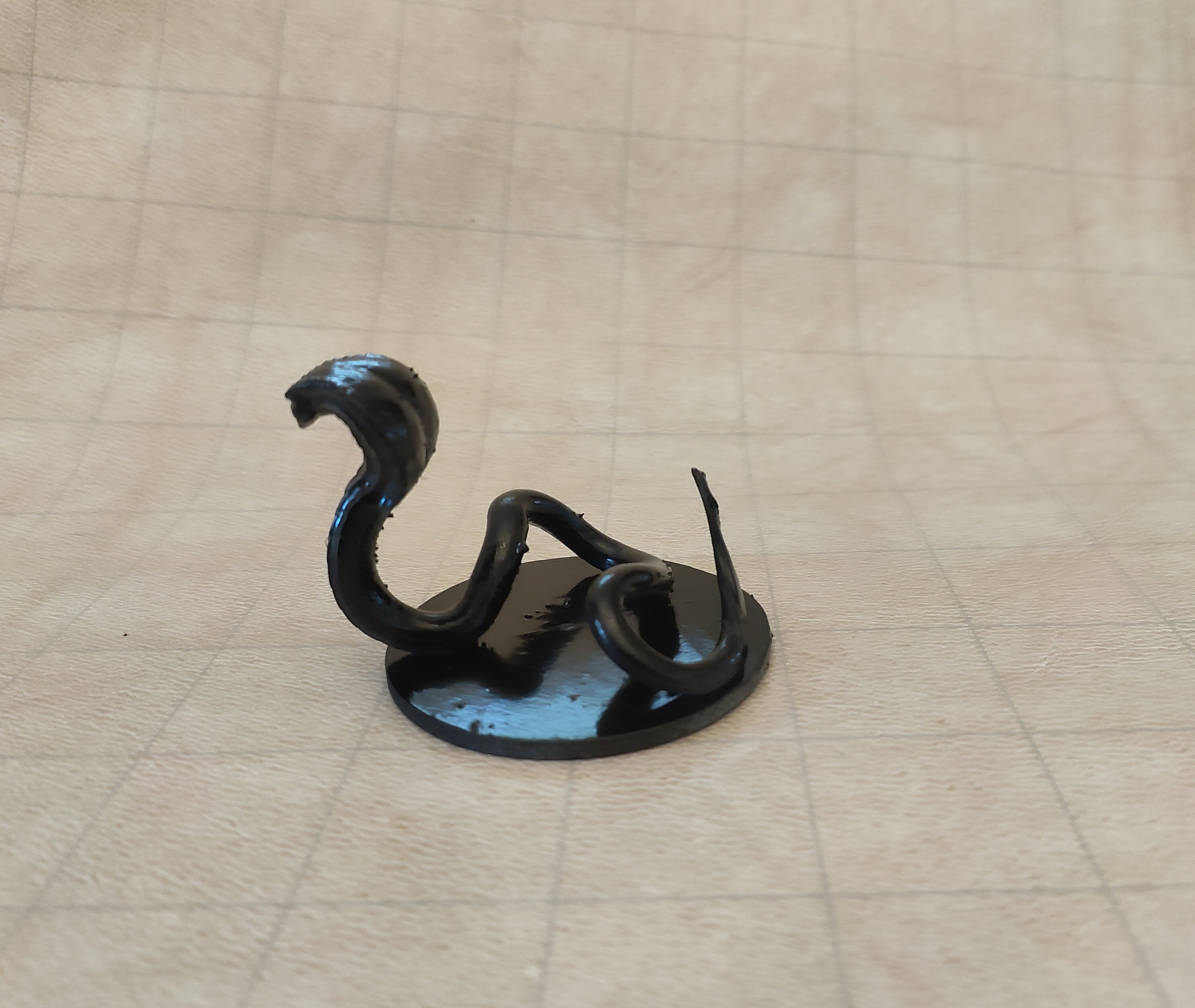 Spirit Naga Giant Snake Miniature 3D Printed Tough Resin, Primed to ...