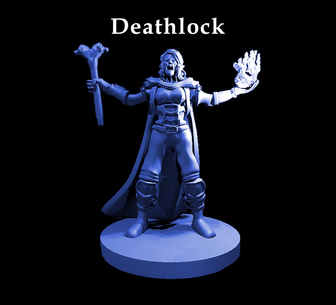 Deathlock, Wight, and Mastermind 5e 3D Printed to Order, Free Shipping ...