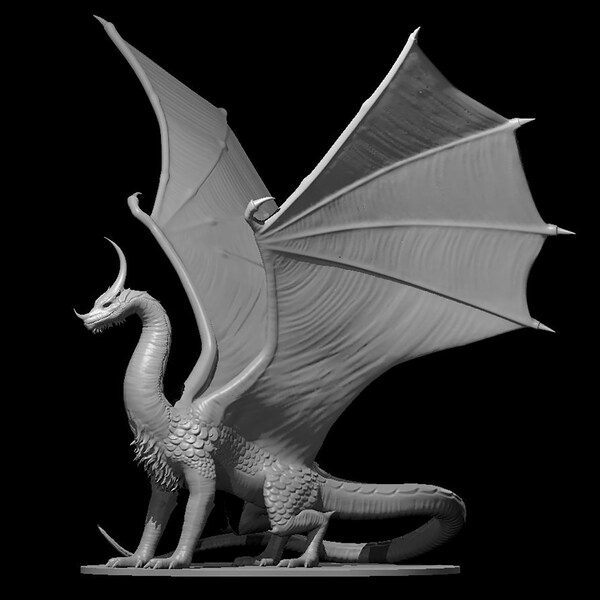 Moonstone Dragon - Etsy