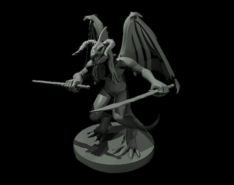 Abishai Devil choose Color 5e 3D Printed to Order, Free Shipping - Etsy