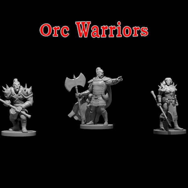 3d Printed Orc Miniature Army - Etsy