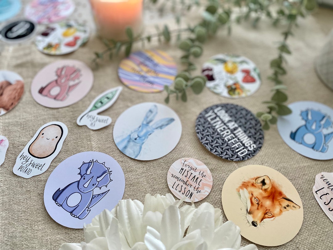 Mystery Sticker Bundle, Sticker Gift Box, Vinyl and Paper Stickers ...