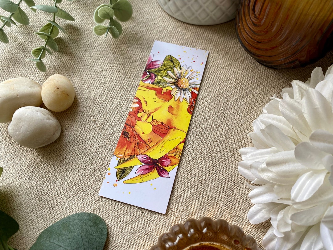 Smilodon Skull Art Bookmark - Hand Illustrated, Unique Sabertooth Tiger ...