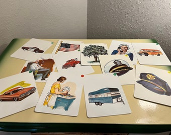 Picture Flash Cards - Etsy