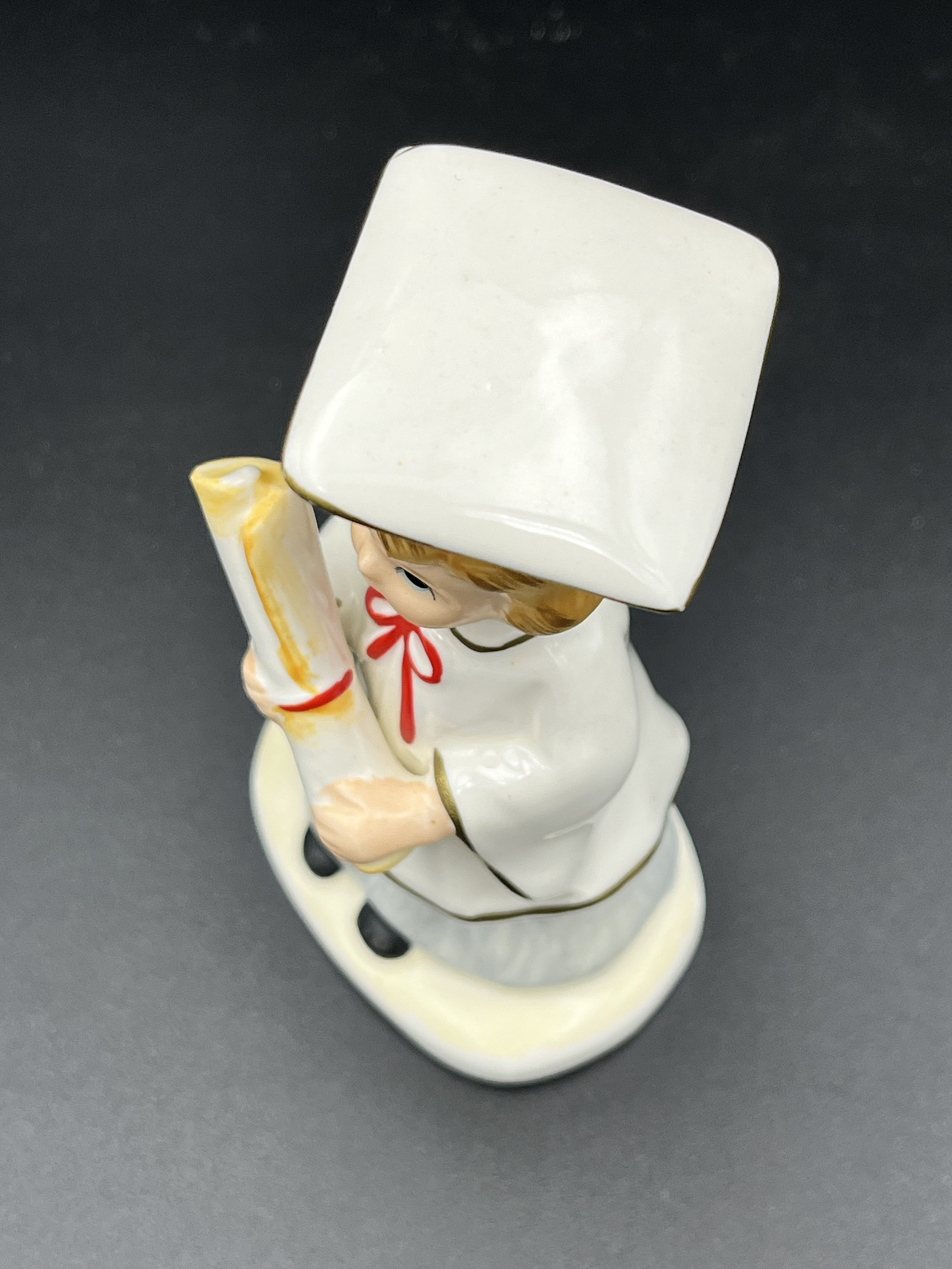 Vintage Lefton China Graduation Girl Figurine 01797 - Etsy