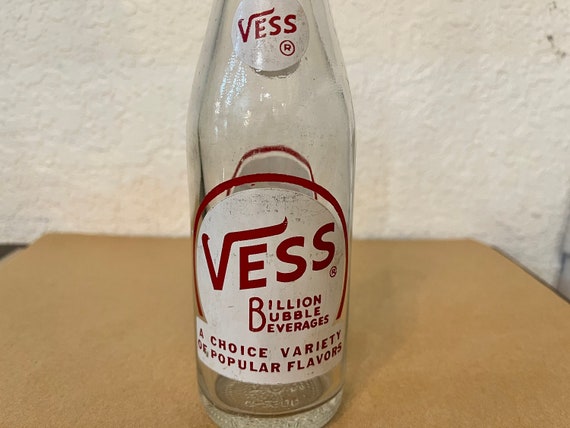 Vintage Vess Soda Bottle - Etsy