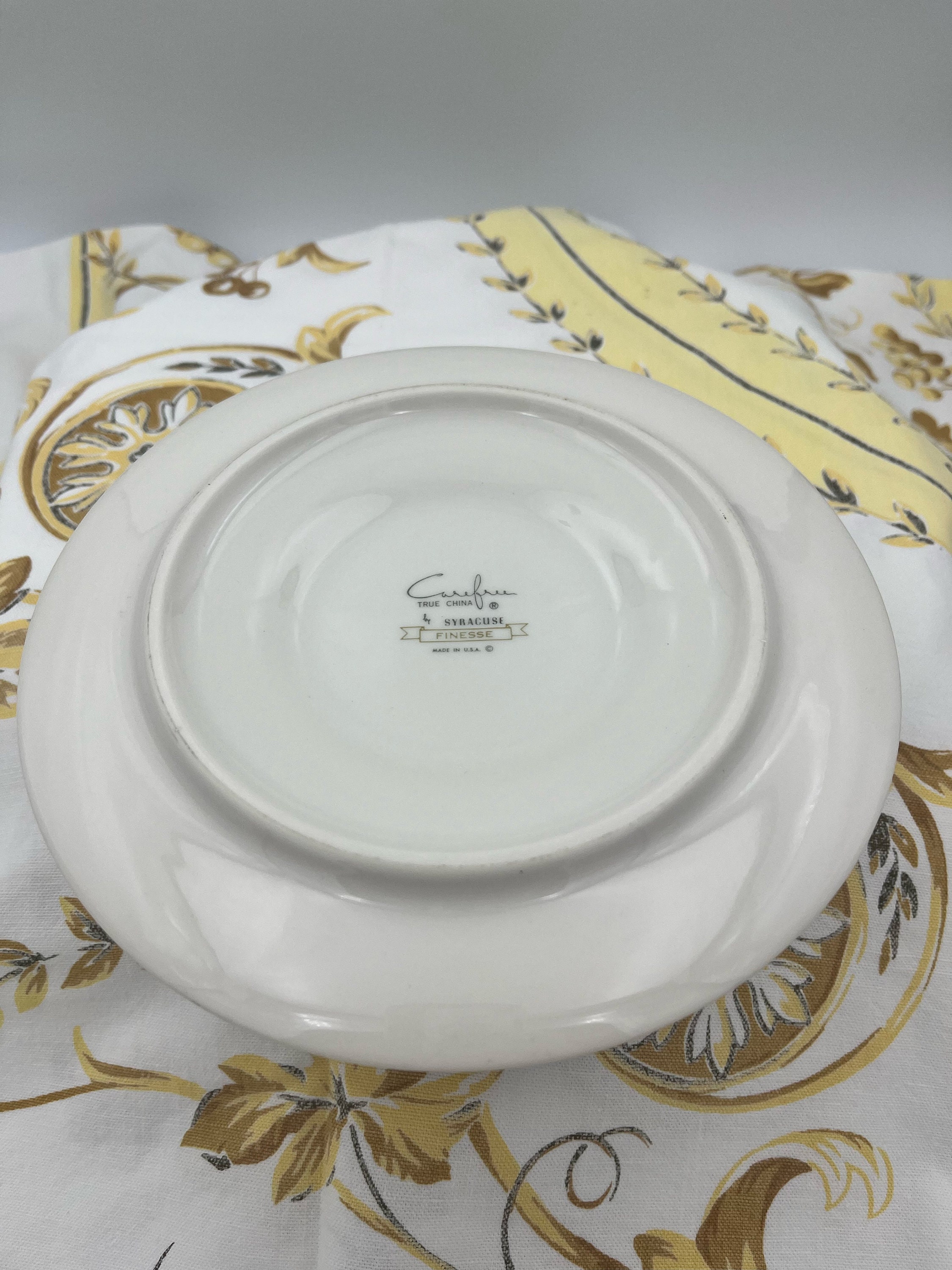 Vintage MCM Carefree True China by Syracuse, Finesse Pattern - Etsy