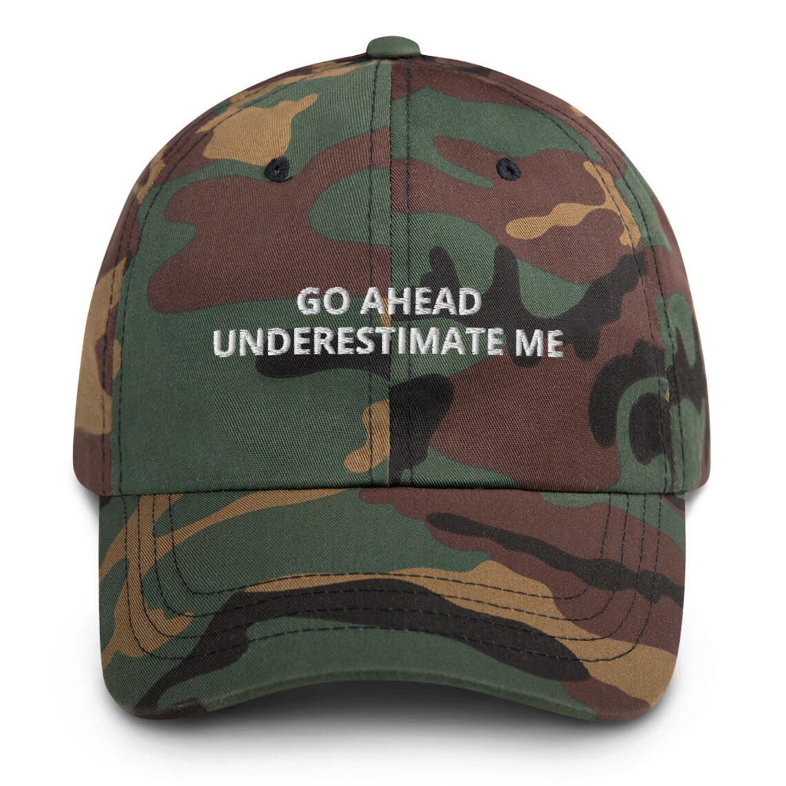 Confidence Booster, Underestimate Me Hat, Slogan Baseball Cap ...