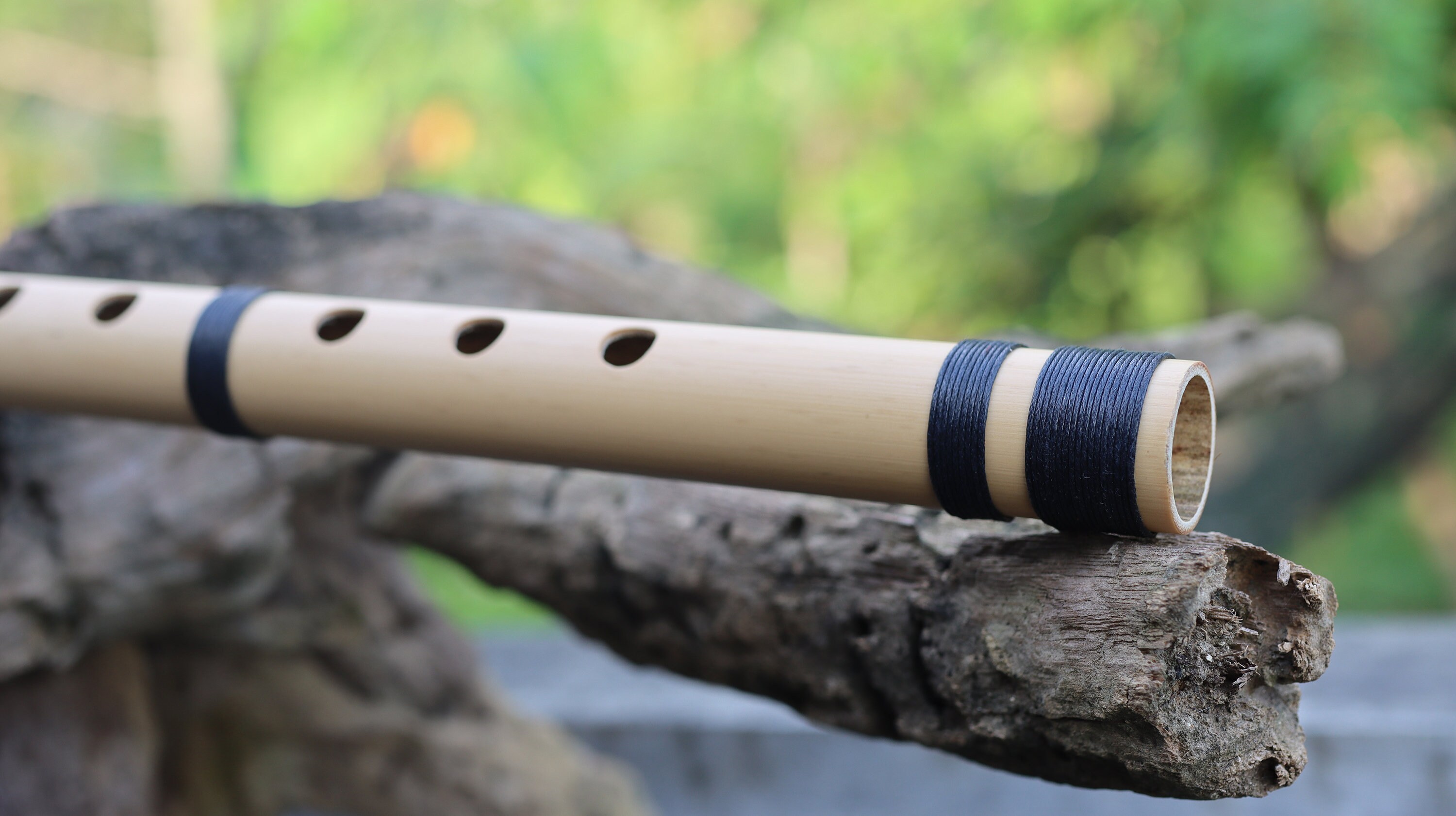 Balinese Bamboo Flute (large): Authentic Pelog Slendro Gamelan Scale ...