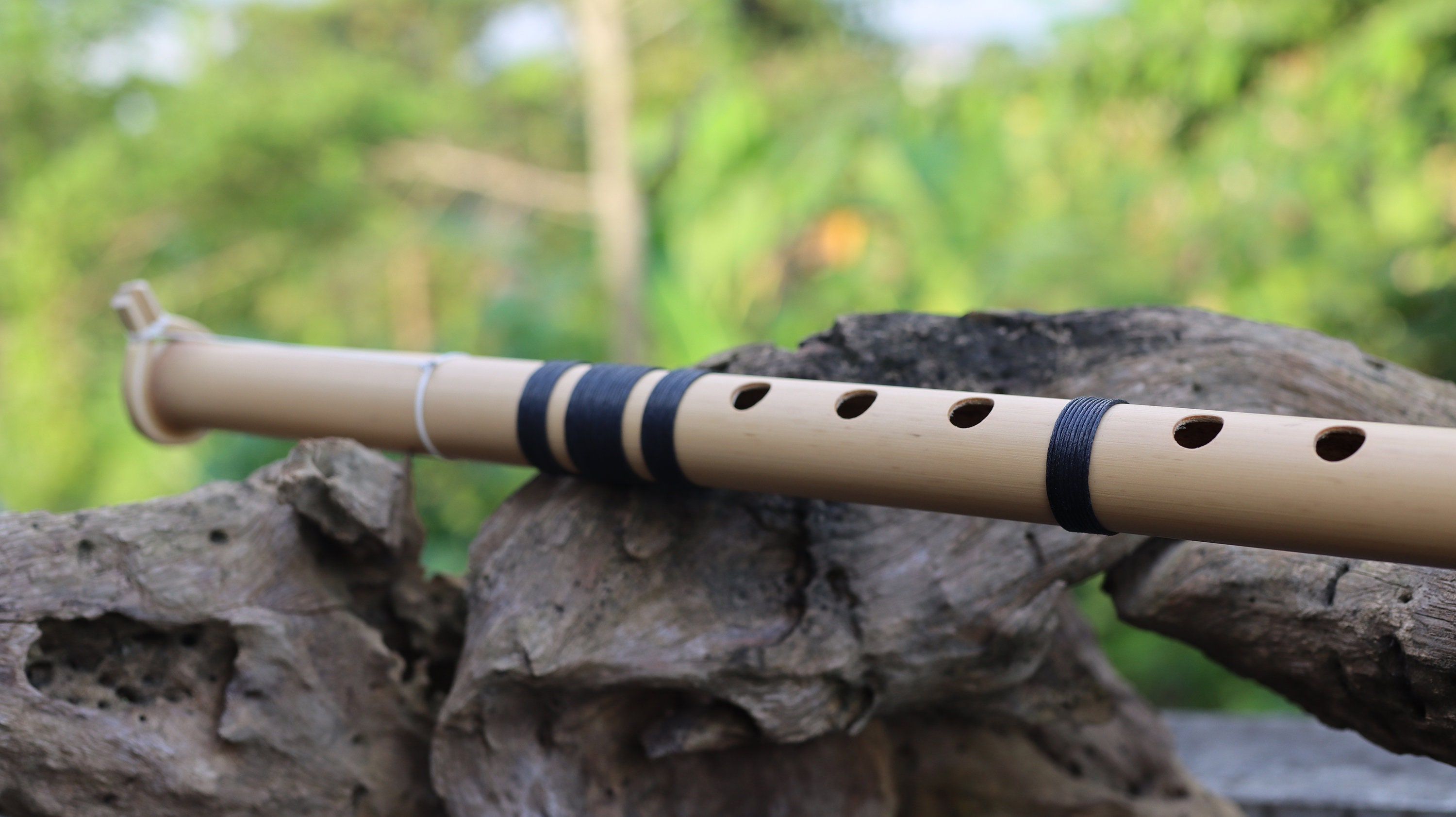 Balinese Bamboo Flute (large): Authentic Pelog Slendro Gamelan Scale ...