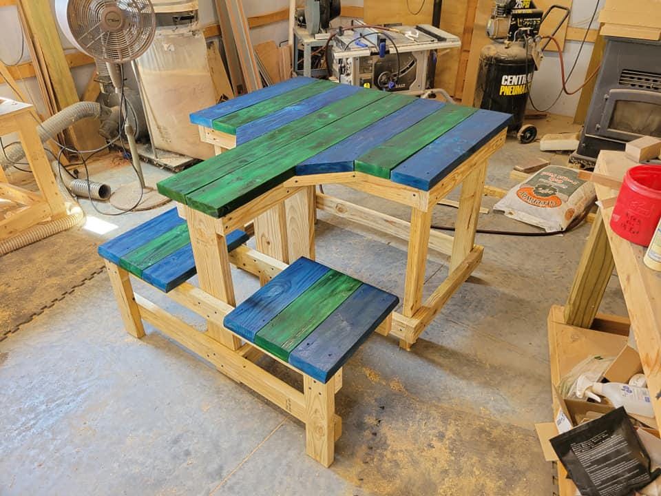 Shooting Bench Plans With Optional Gun Rack - Easy DIY Plans With ...
