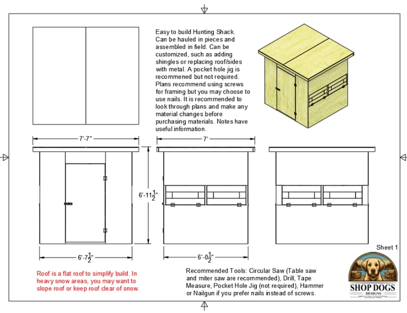 DIY Hunting Blind Plans – Step-by-step Build (digital Download) - Etsy